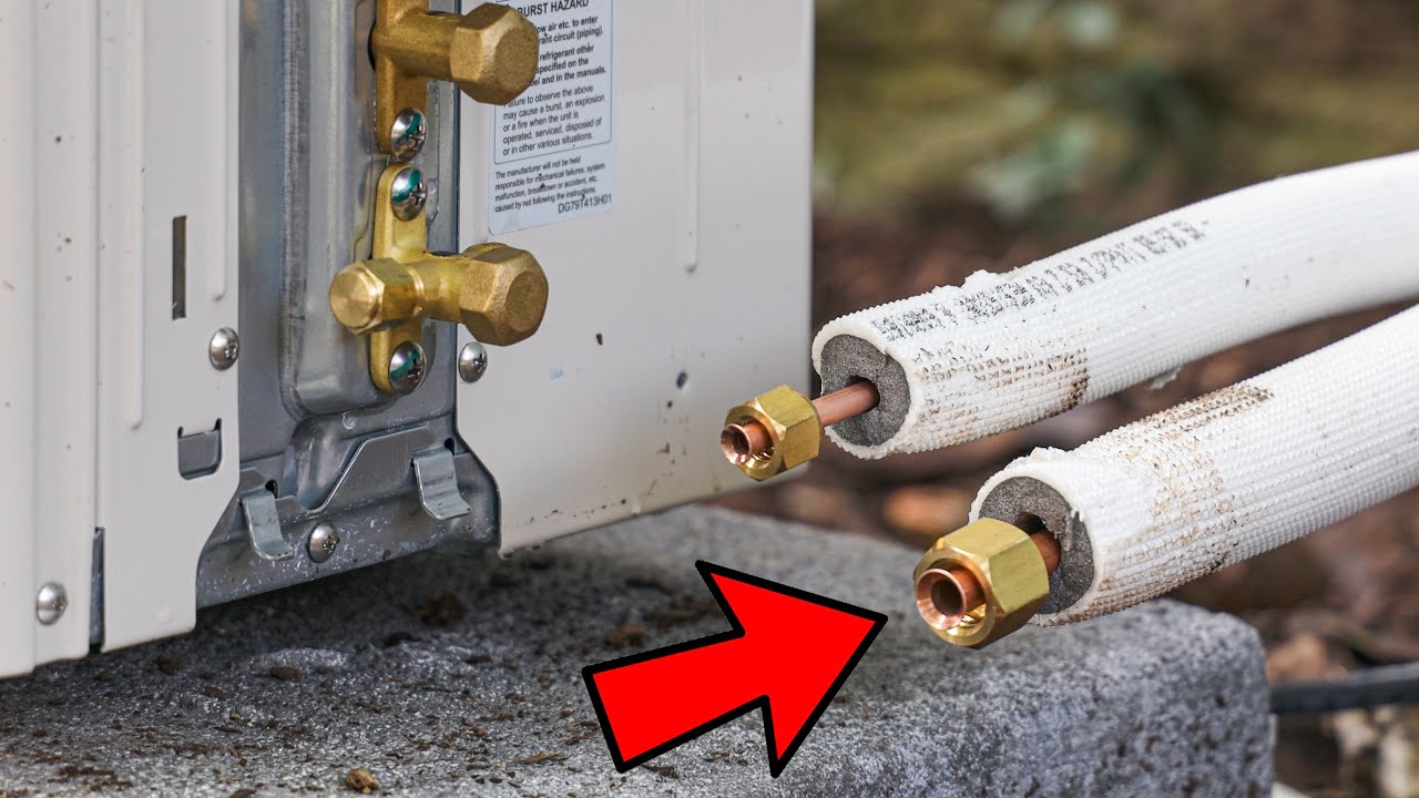 How To Properly Flare Refrigerant Pipes On A Ductless Mini Split