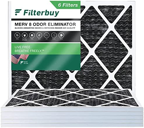 "Clean Air Made Easy: Filterbuy 18x20x1 MERV 8 Odor Eliminator Air ...