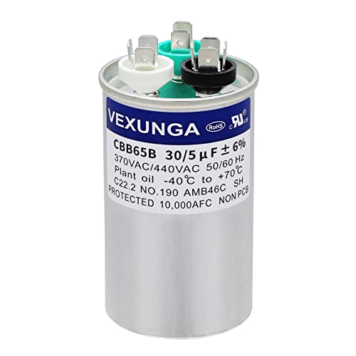 Upgrade Your AC Unit With VEXUNGA Dual Run Start Capacitor - 370/440VAC